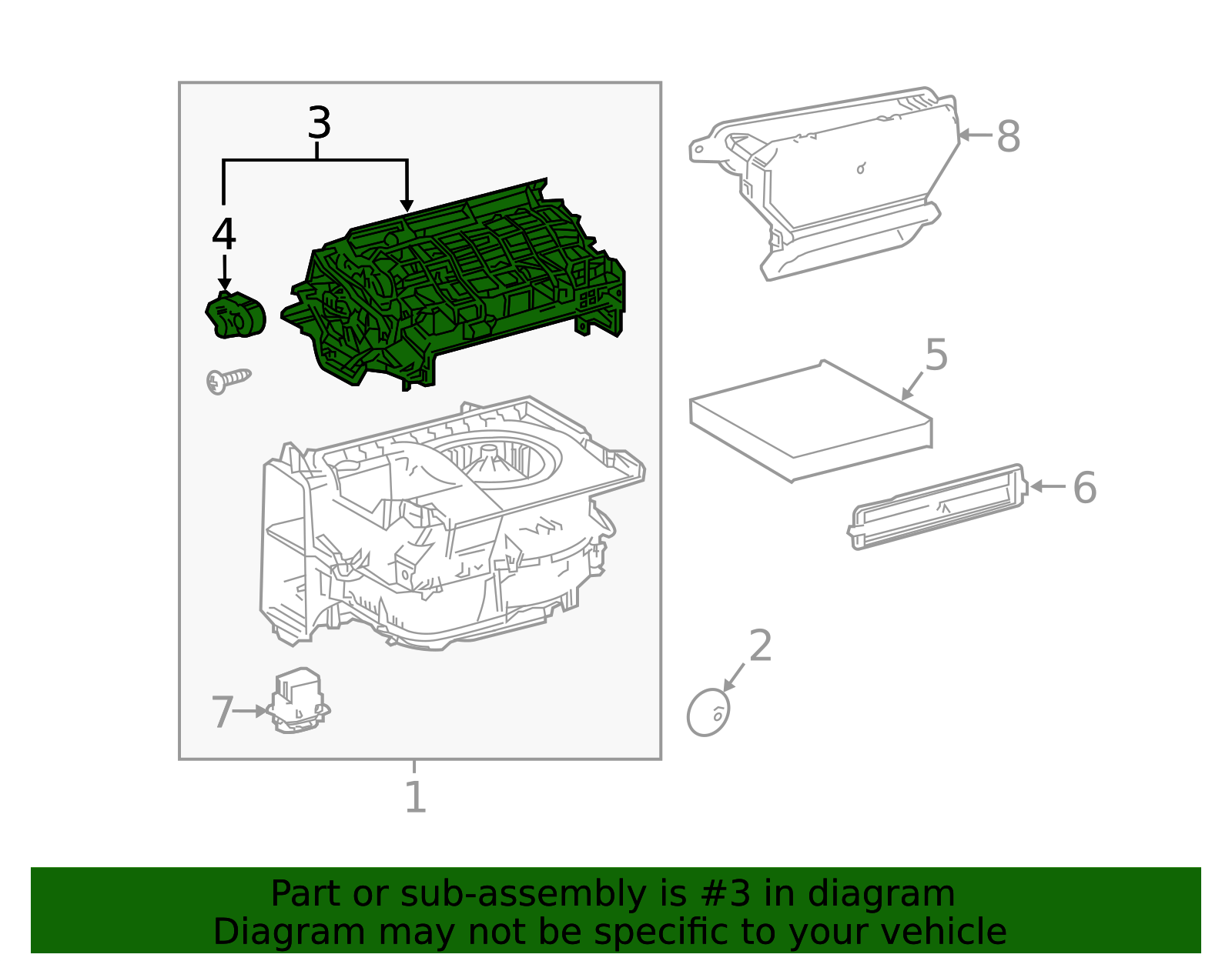 2018-2022 Toyota C-HR Air Inlet 88508-F4010 | MotorMotor