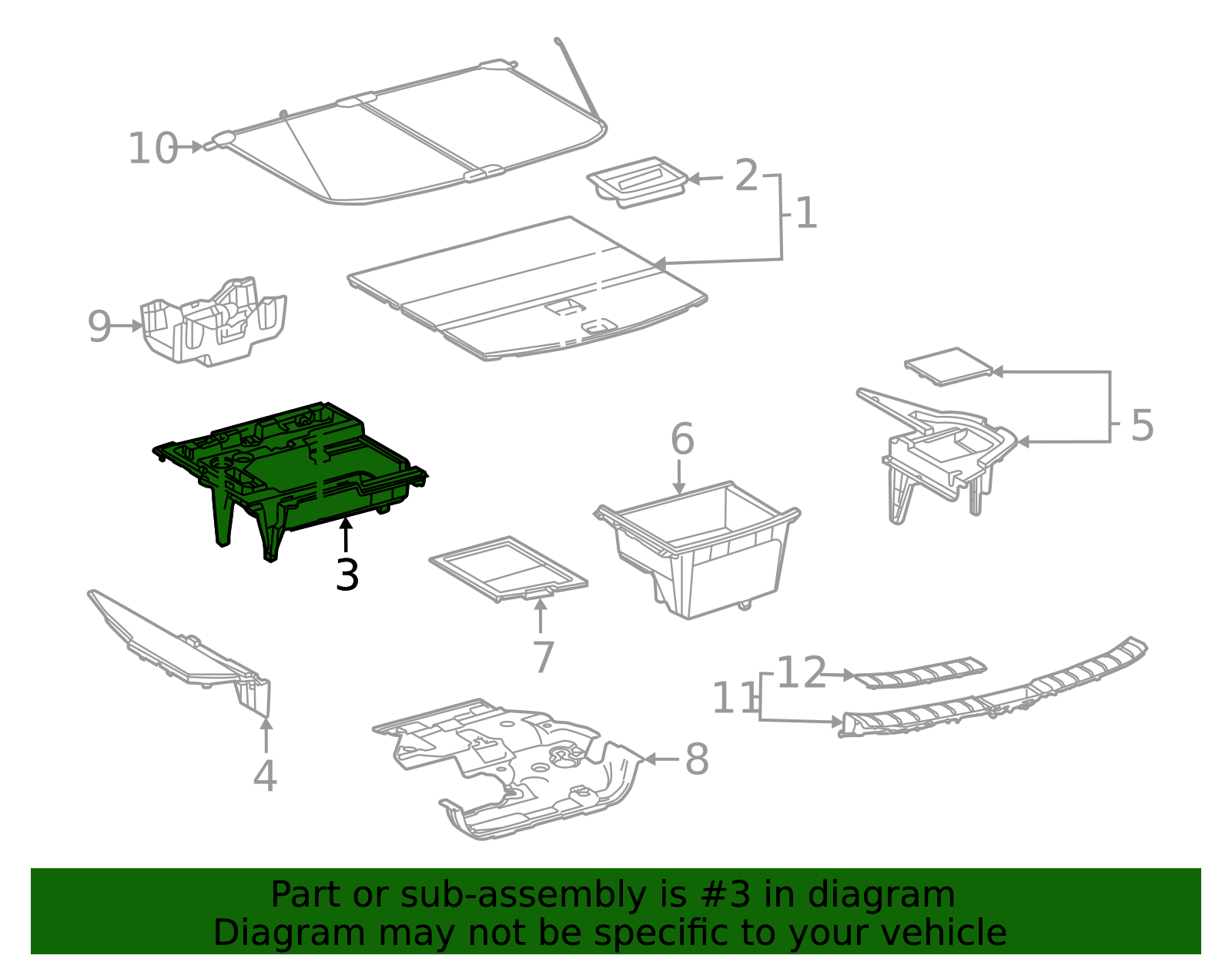 64995-F6020 - High-Quality Floor Storage Compartment for 2022-2025 ...