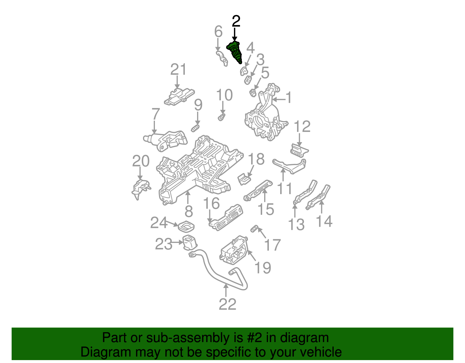 1992-2021 Ford Ignition Lock Cylinder 1L3Z-11582-A | OEM Parts Online