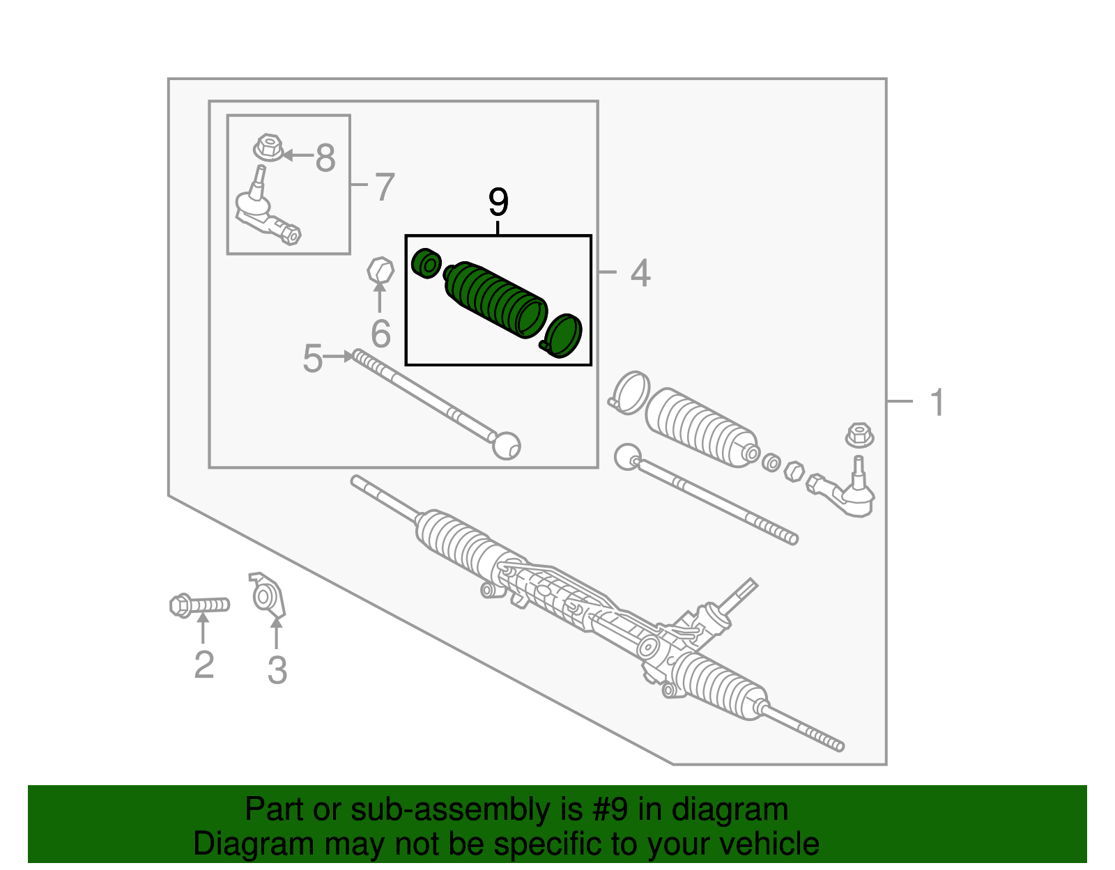 Genuine OEM Boot Kit Part# QFW500020 Fits 2006-2013 Land Rover Range ...