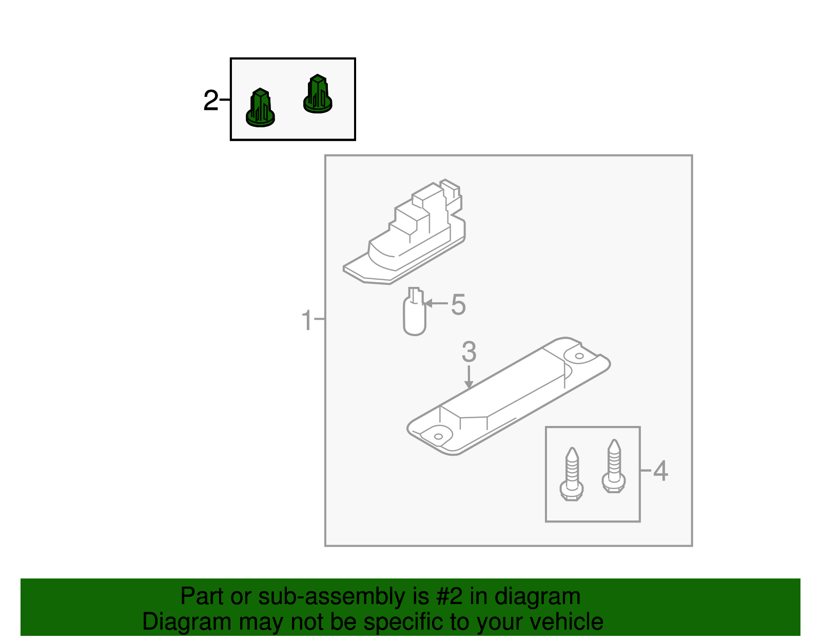 0128101121 - License Lamp Grommet 1991-2019 Infiniti | Infiniti of ...