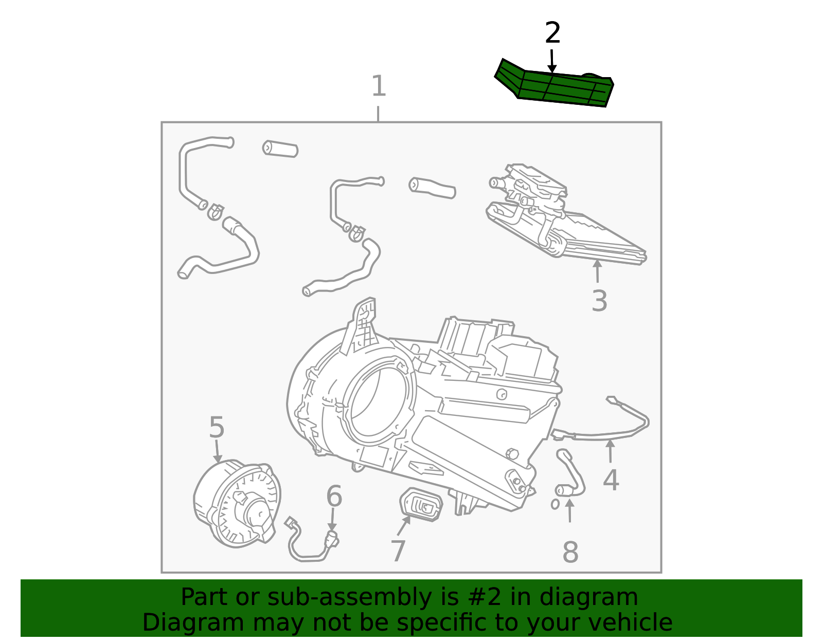 Genuine Official Toyota Evaporator Assembly Cover part# 88892-0C010 for ...