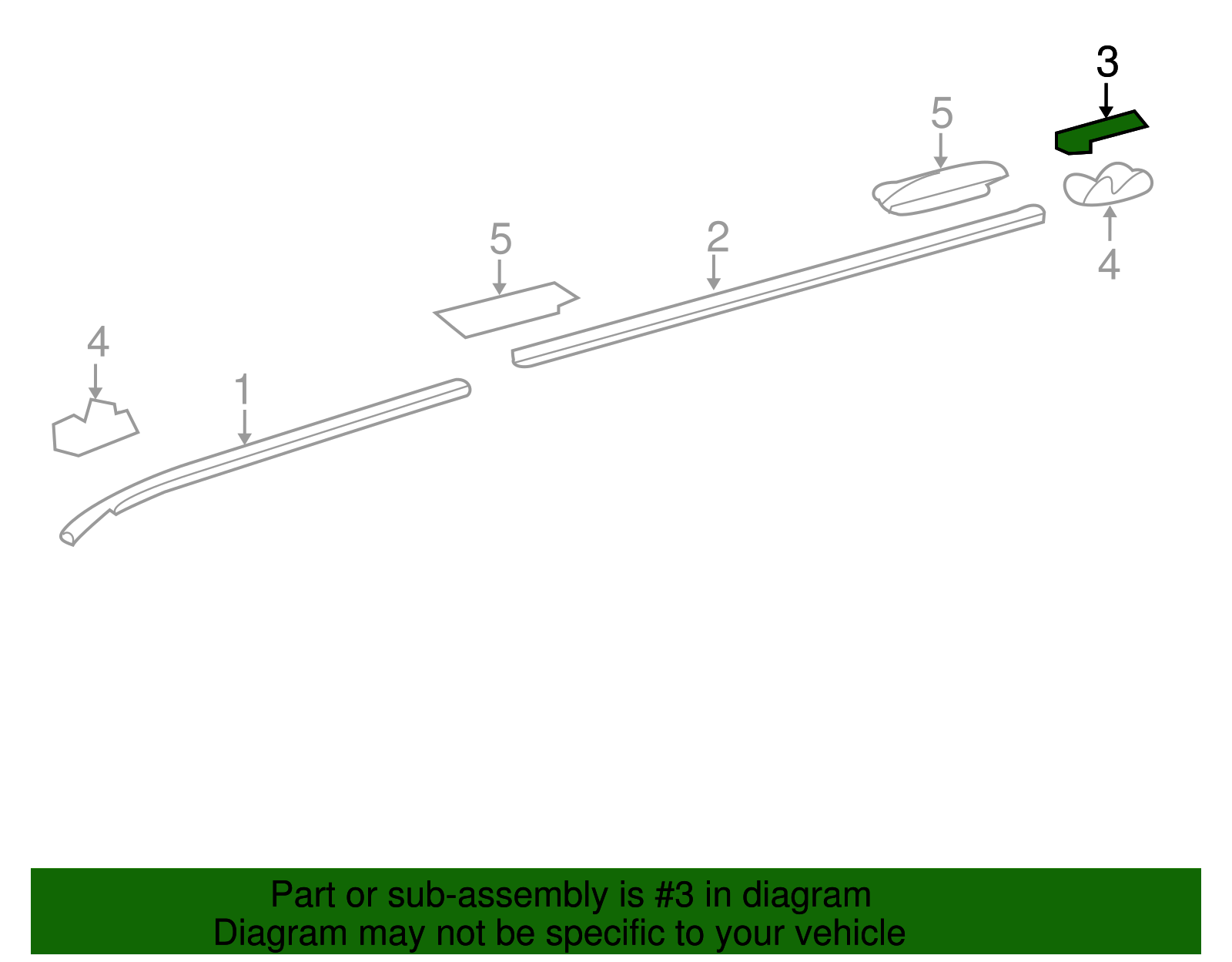 75554-35050 - Drip Weather-Strip 2010-2024 Toyota 4Runner | Longo ...