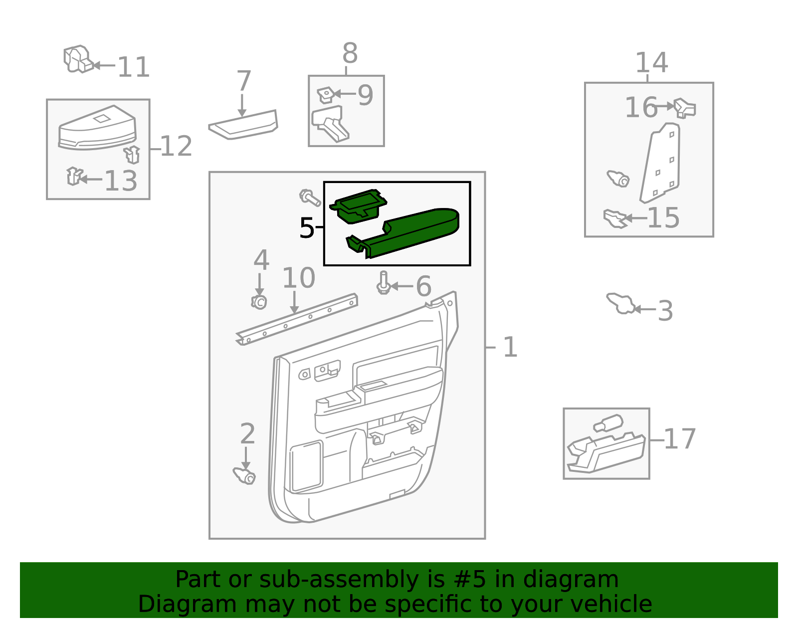 Door Armrest 74260-0C050-C0 - Factory Fit & Comfort | AutoNation Parts