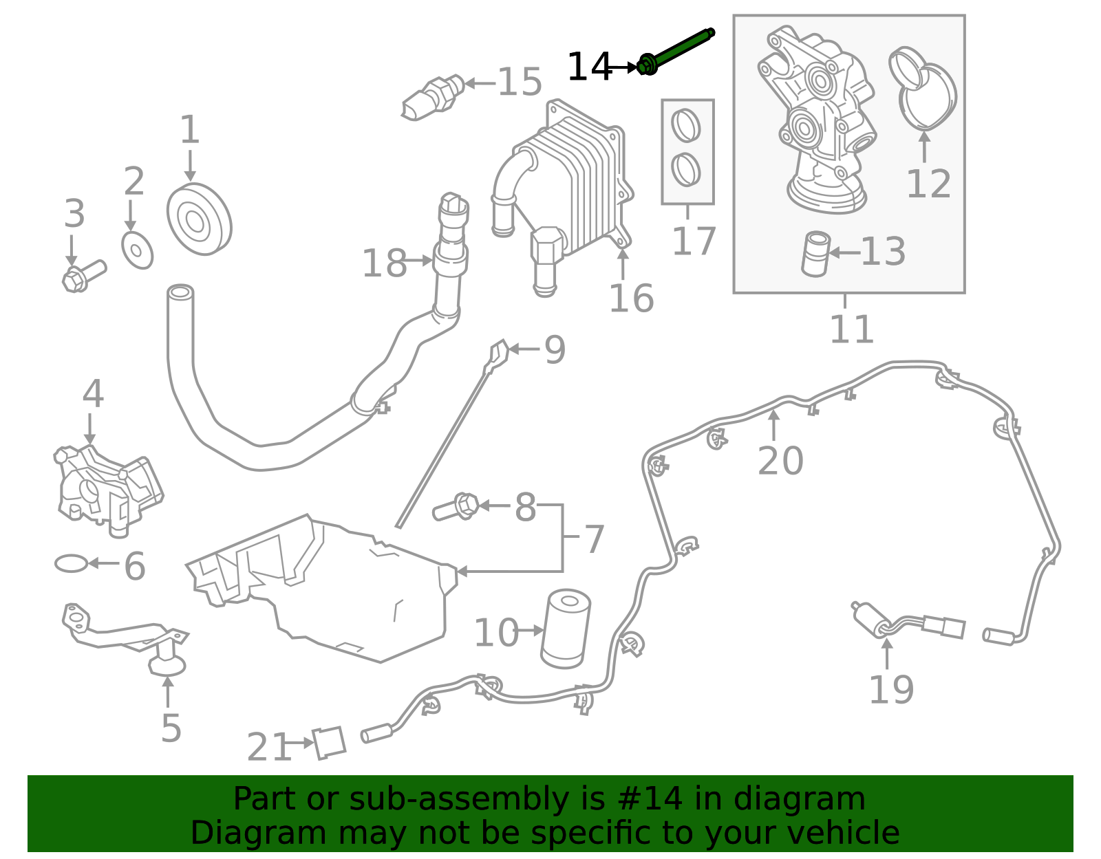 2007-2025 Ford Engine Oil Filter Adapter Bolt W503283-S437 | OEM Parts ...