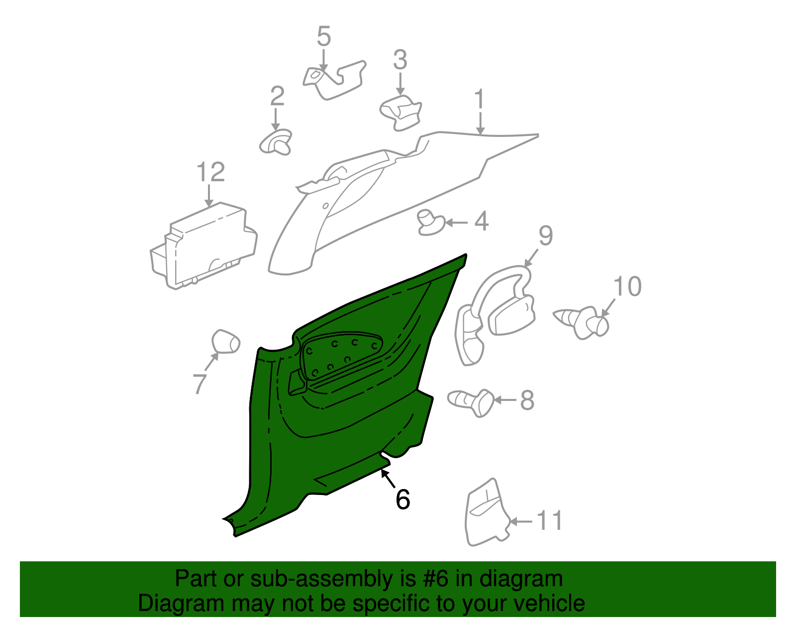 15883096 - Lower Trim Panel | Partners Chevy