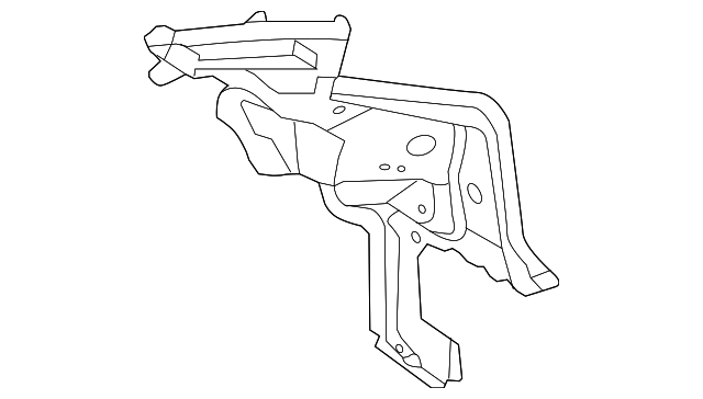 2015-2018 Ford Focus Quarter Panel Gutter F1EZ-58279D47-D | Awesome Parts