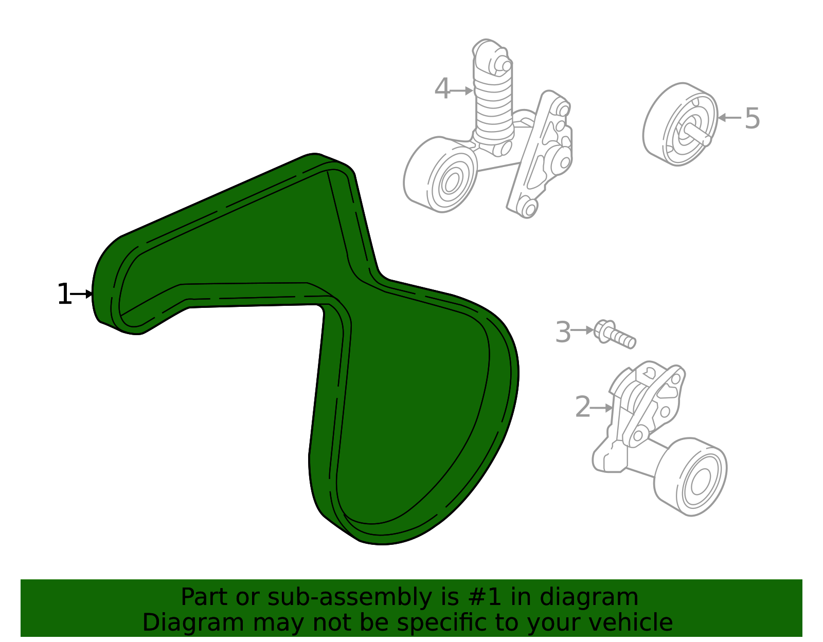 2020-2025 Hyundai Sonata Serpentine Belt 25212-2J600 | HyundaiParts.Online