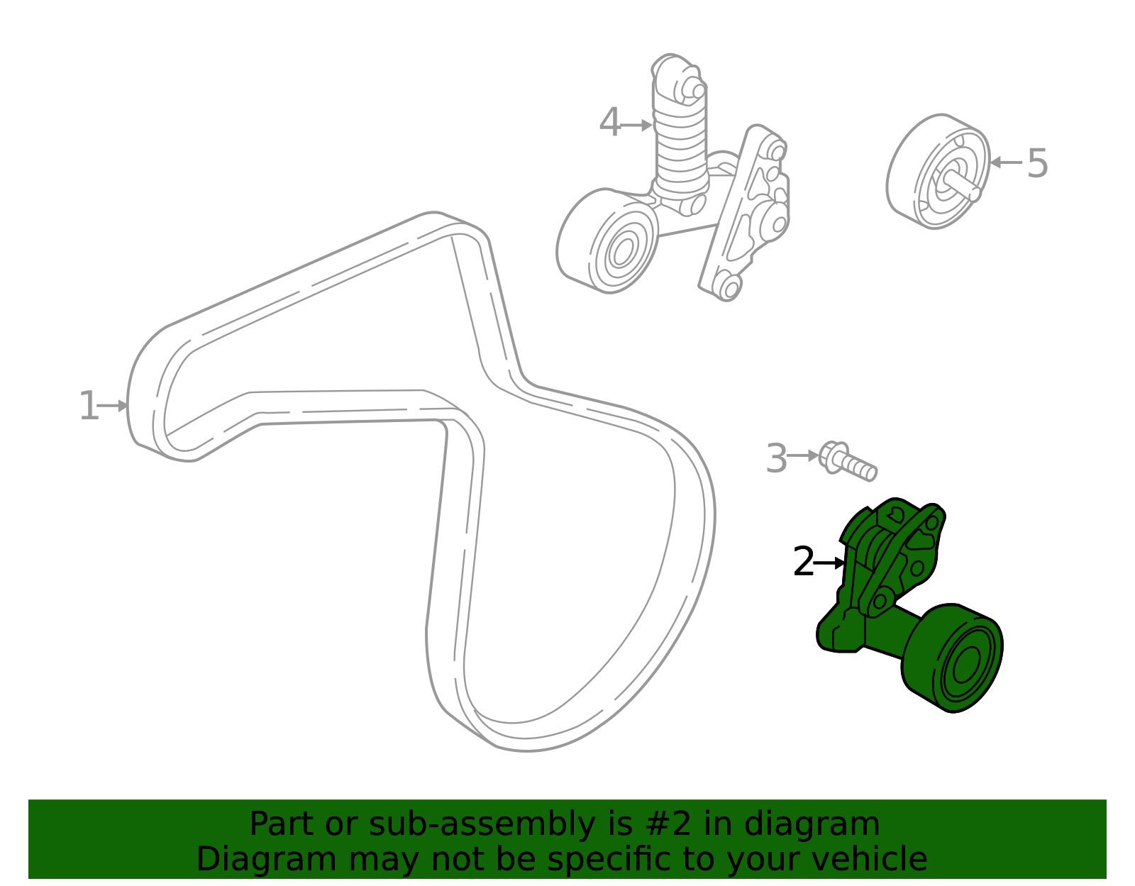 25281-2J600 - High-Quality Serpentine Tensioner for 2020-2025 Hyundai ...