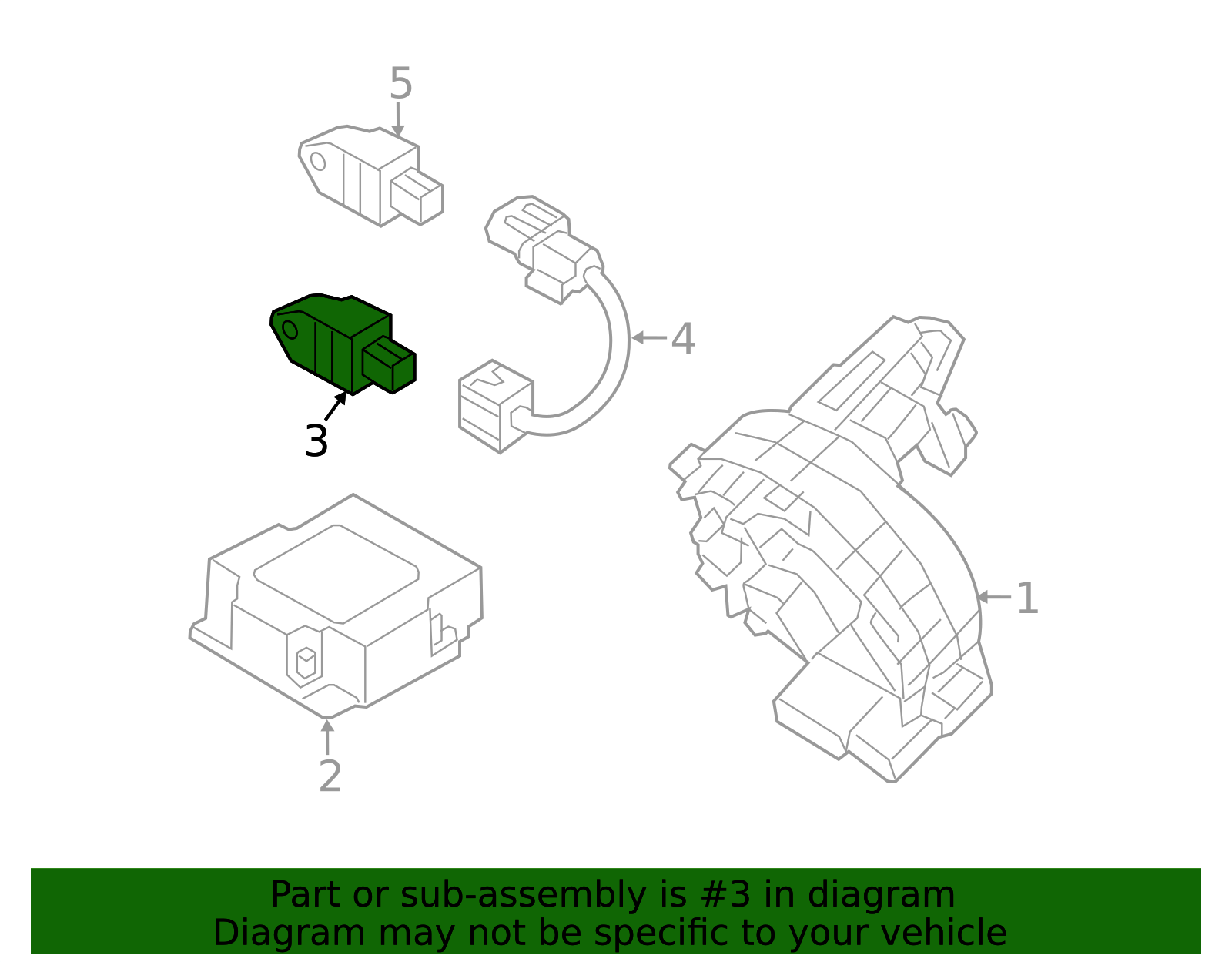 95920-2T100 - Ft Impact Sensor 2014-2019 Kia | Kia.Parts Store