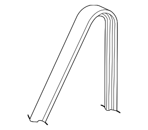 2009-2013 Honda Fit | Serpentine Belt | 38920-RB0-004 | Honda OEM ...