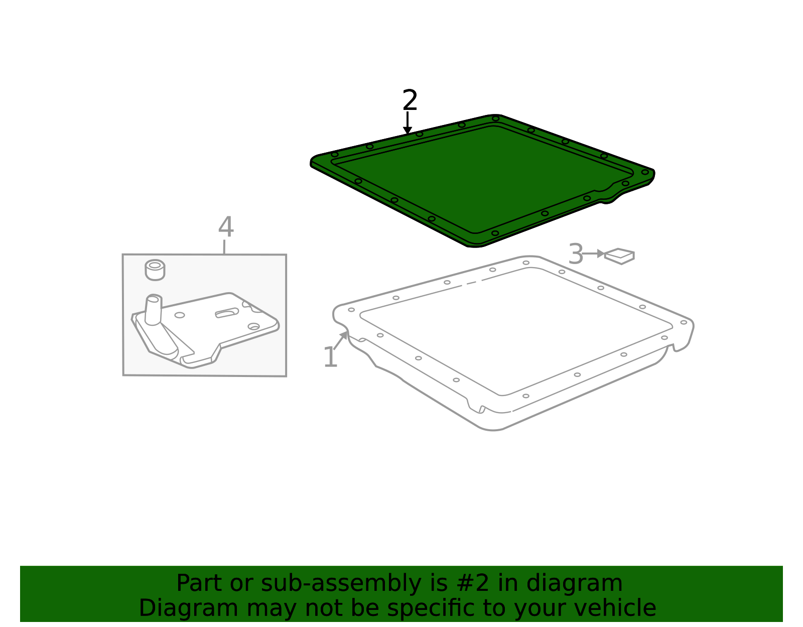 24226850 - Automatic Transmission Fluid Pan Gasket Chevrolet Parts Direct
