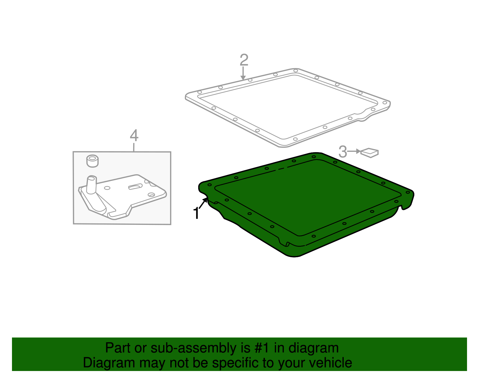 2015-2025 GM Pan (Replaces Part Number 24278774) 24045035 GM ...