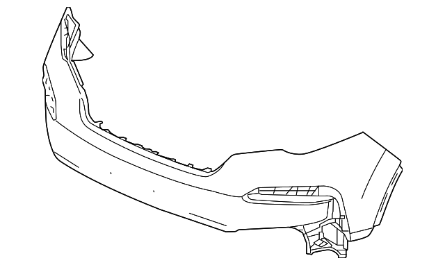 04711-TG7-A50ZZ - Bumper Cover 2019-2022 Honda Pilot | Honda Parts Online