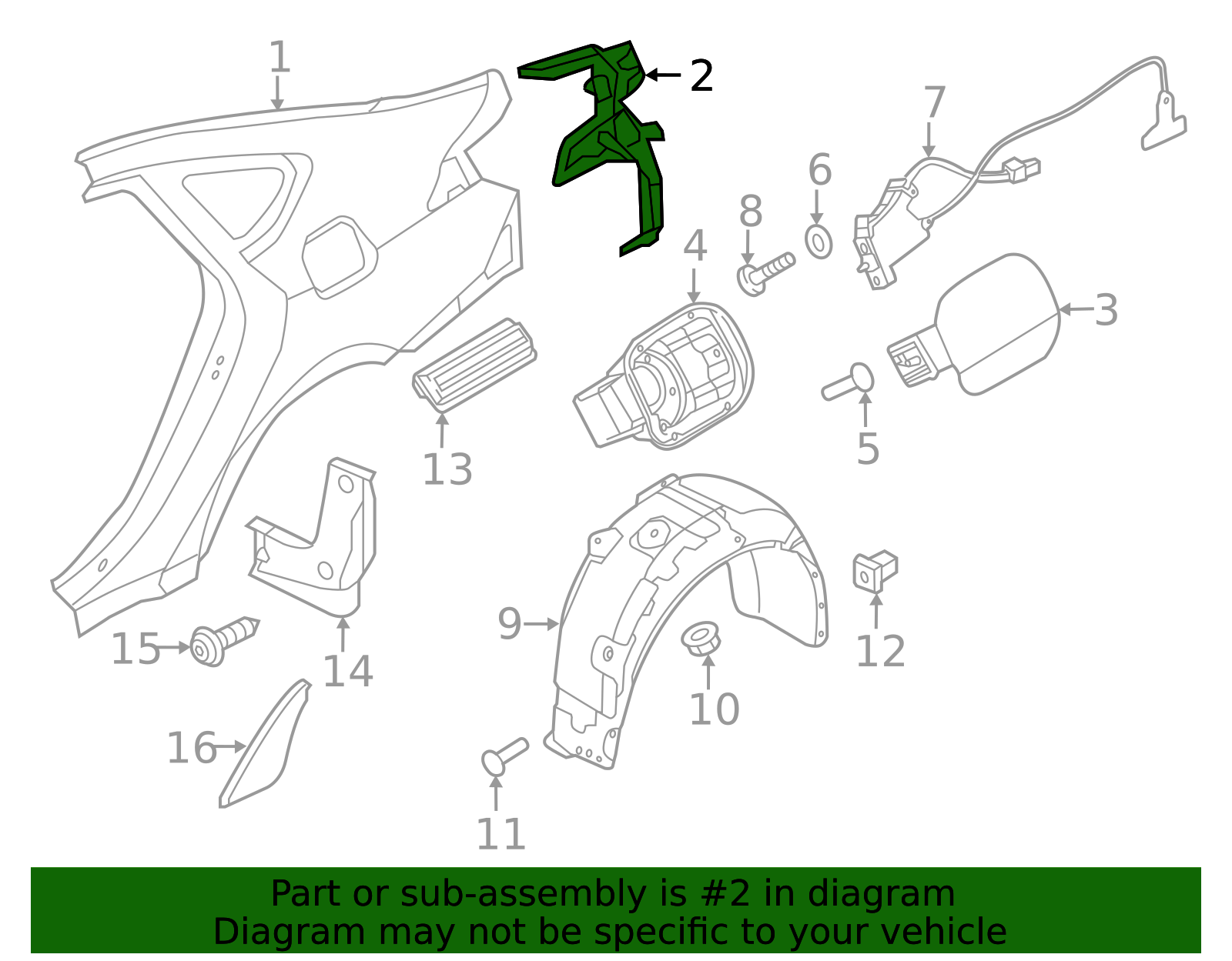 2015-2020 Hyundai Tail Lamp Pocket 69141-B1100 | MotorMotor