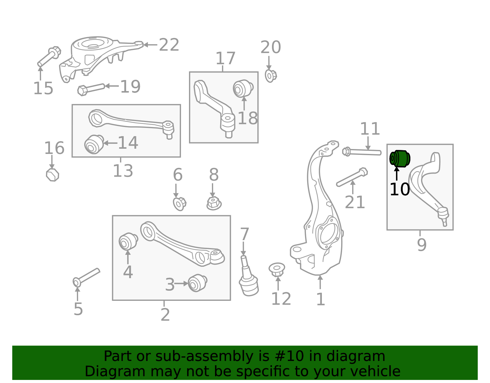 Audi 8K0407183G ? Control Arm Bushing, Suspension Mount, OEM Ride ...