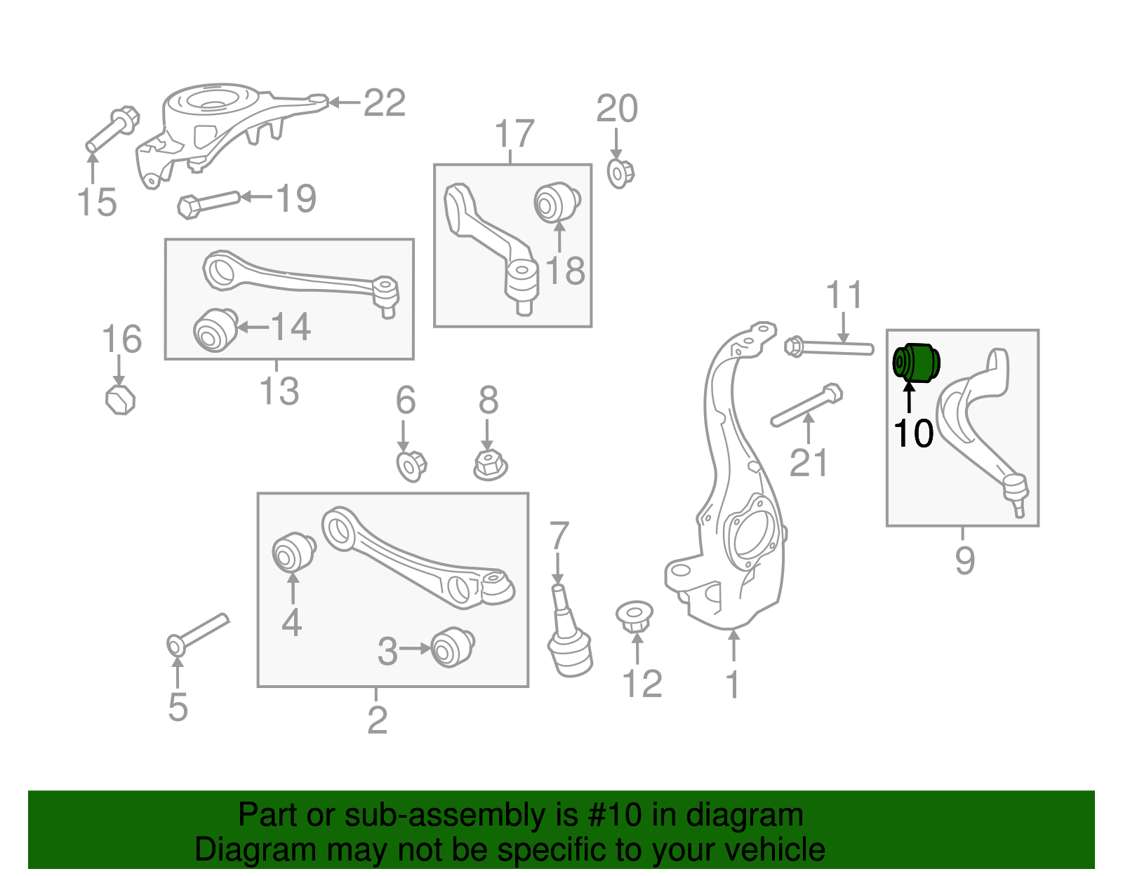 2010-2025 Audi Bushing 8K0-407-183-G | OEM Parts Online
