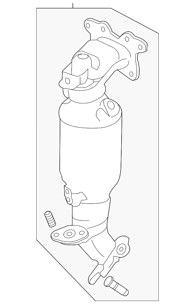 18190-5K0-J00 - Catalytic Converter 2014-2015 Honda Accord | Honda ...