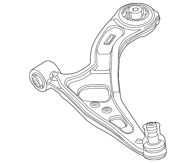 LJ9Z-3079-A - Lower Control Arm 2021-2025 Ford Mustang Mach-E | Ford ...