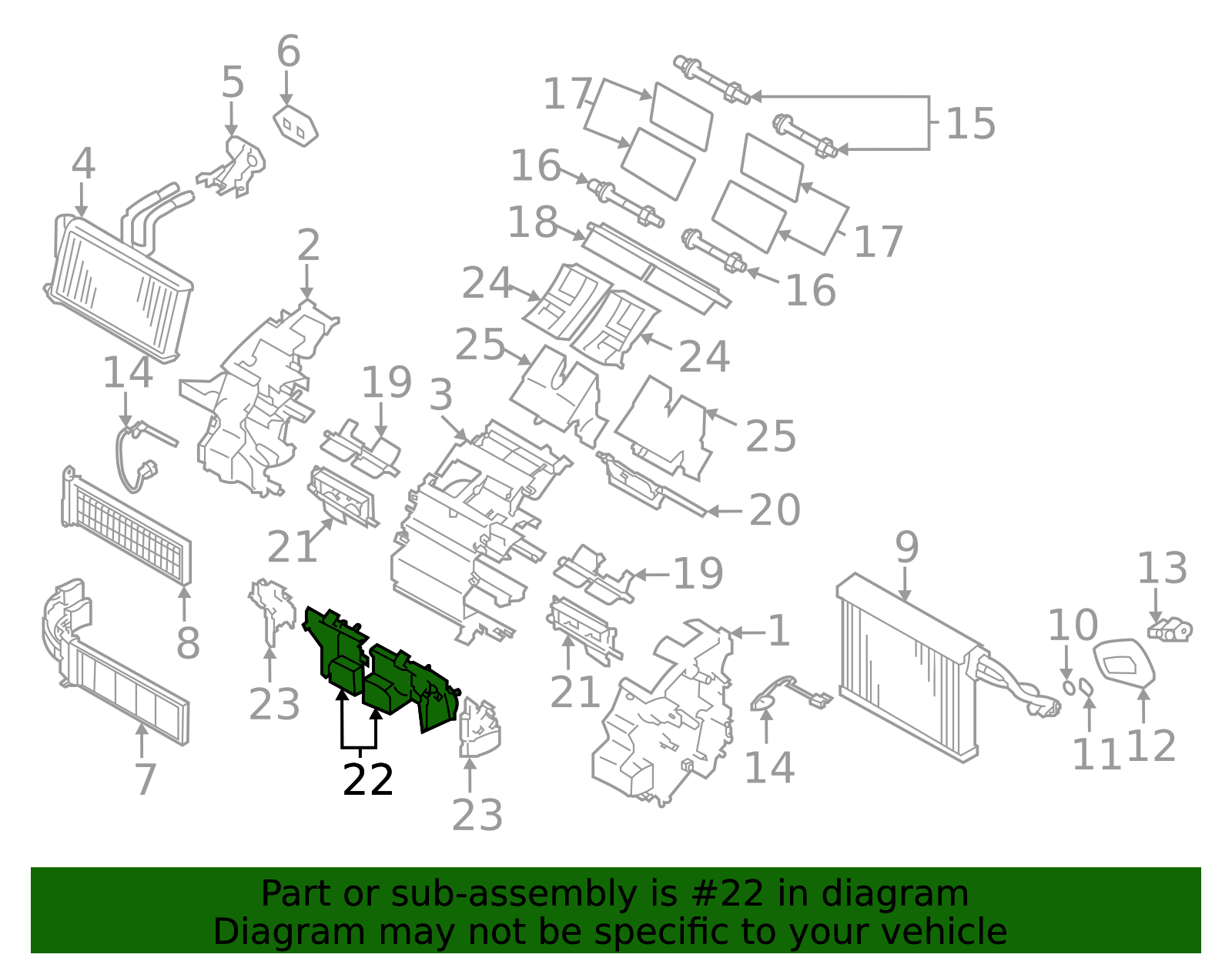 2020-2025 Subaru Duct Assembly 72170AN03A | Subaru Parts Guys