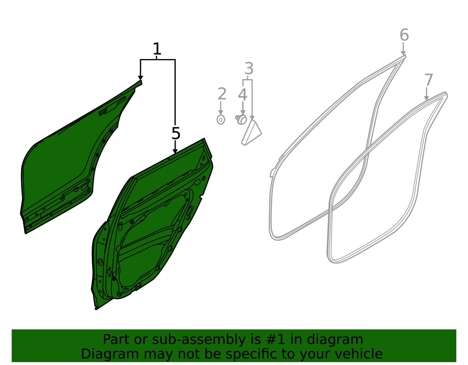 77003-Q5000 - Door Shell 2021-2025 Kia Seltos | Kia.Parts Store