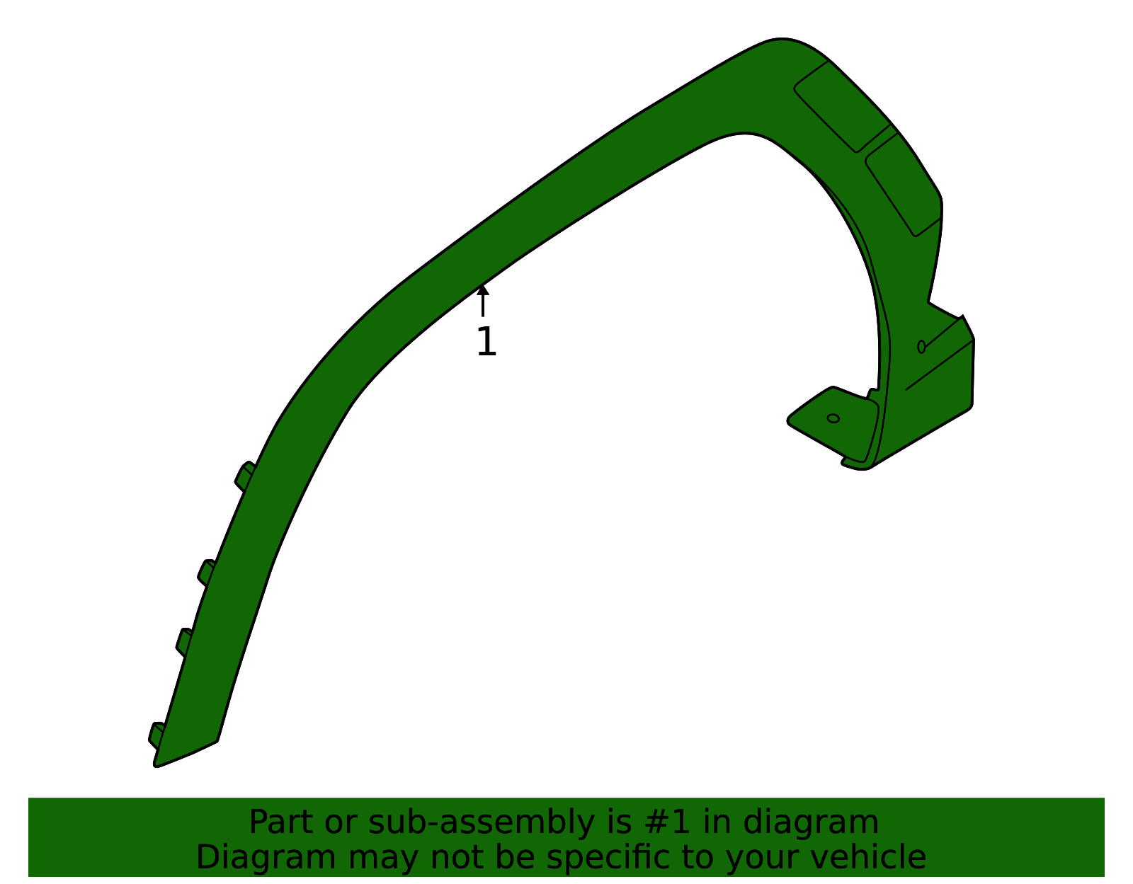 2022-2024 Hyundai Tucson Wheel Opening Molding 87711-CW000-CA | OEM ...