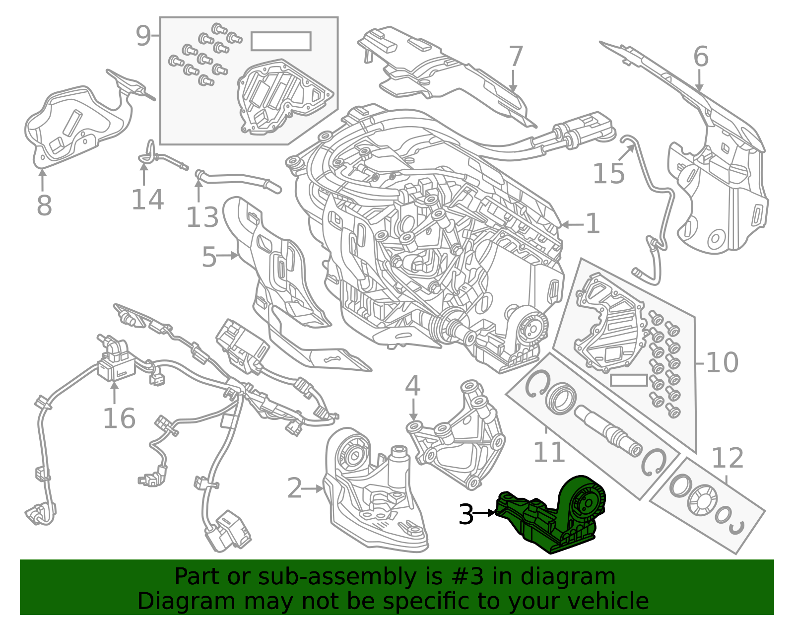 2025 Mercedes-Benz G 580 Mount Bracket 465-340-79-00 | Parts ...