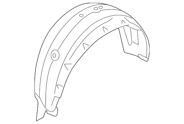 59122AN02B - Wheelhouse Liner | Subaru Parts HQ
