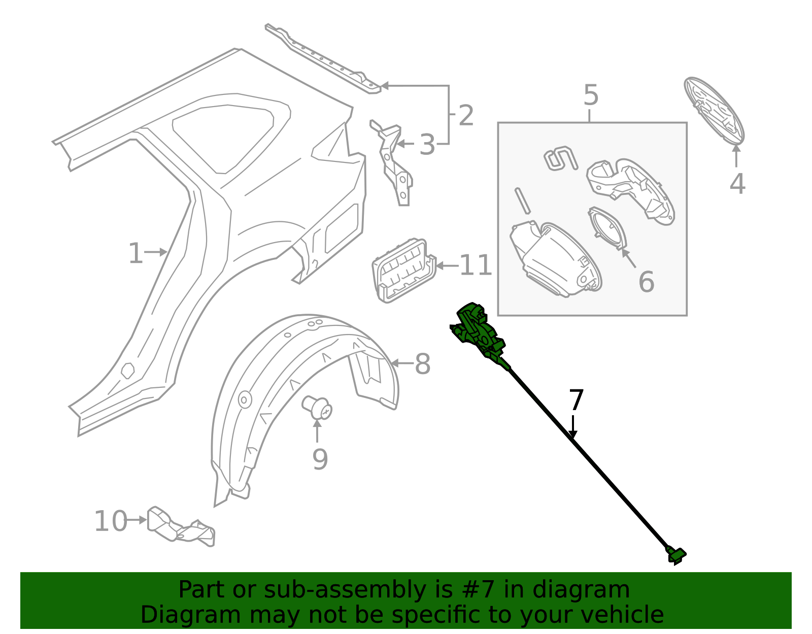 2020-2025 Subaru Lock Assembly 57310AN01B | Subaru Online Parts