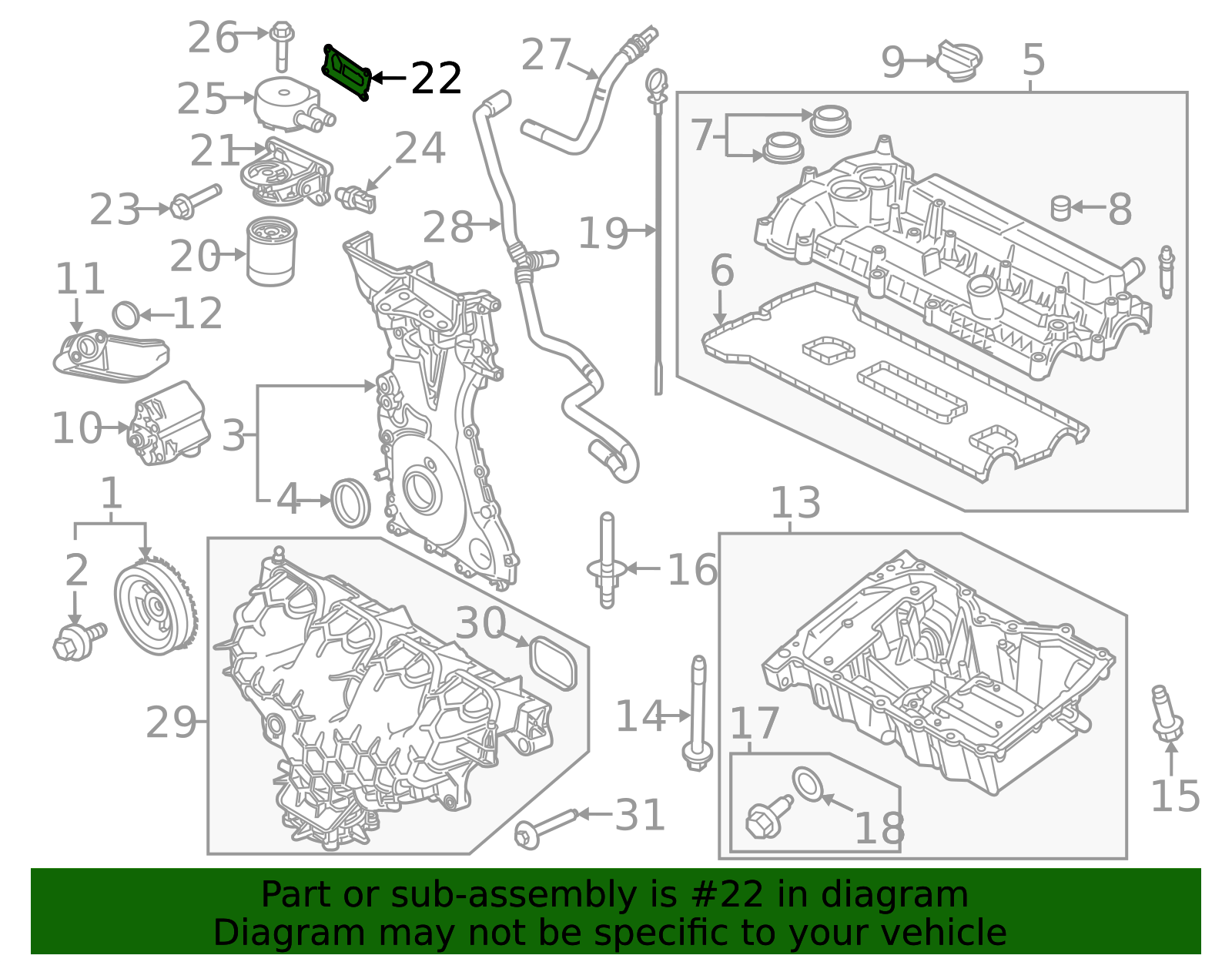 Gasket | G1FZ-6840-A | Walls' Ford Parts