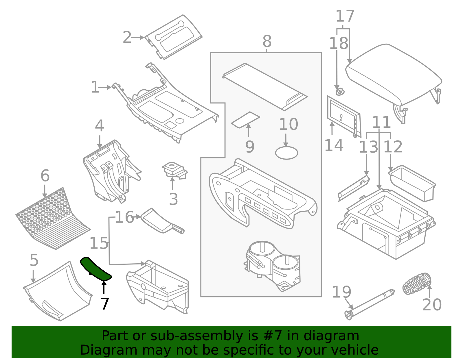 Cover Panel Insert LC5Z-7804567-AP Ford lc5z7804567ap | Fairway Ford ...