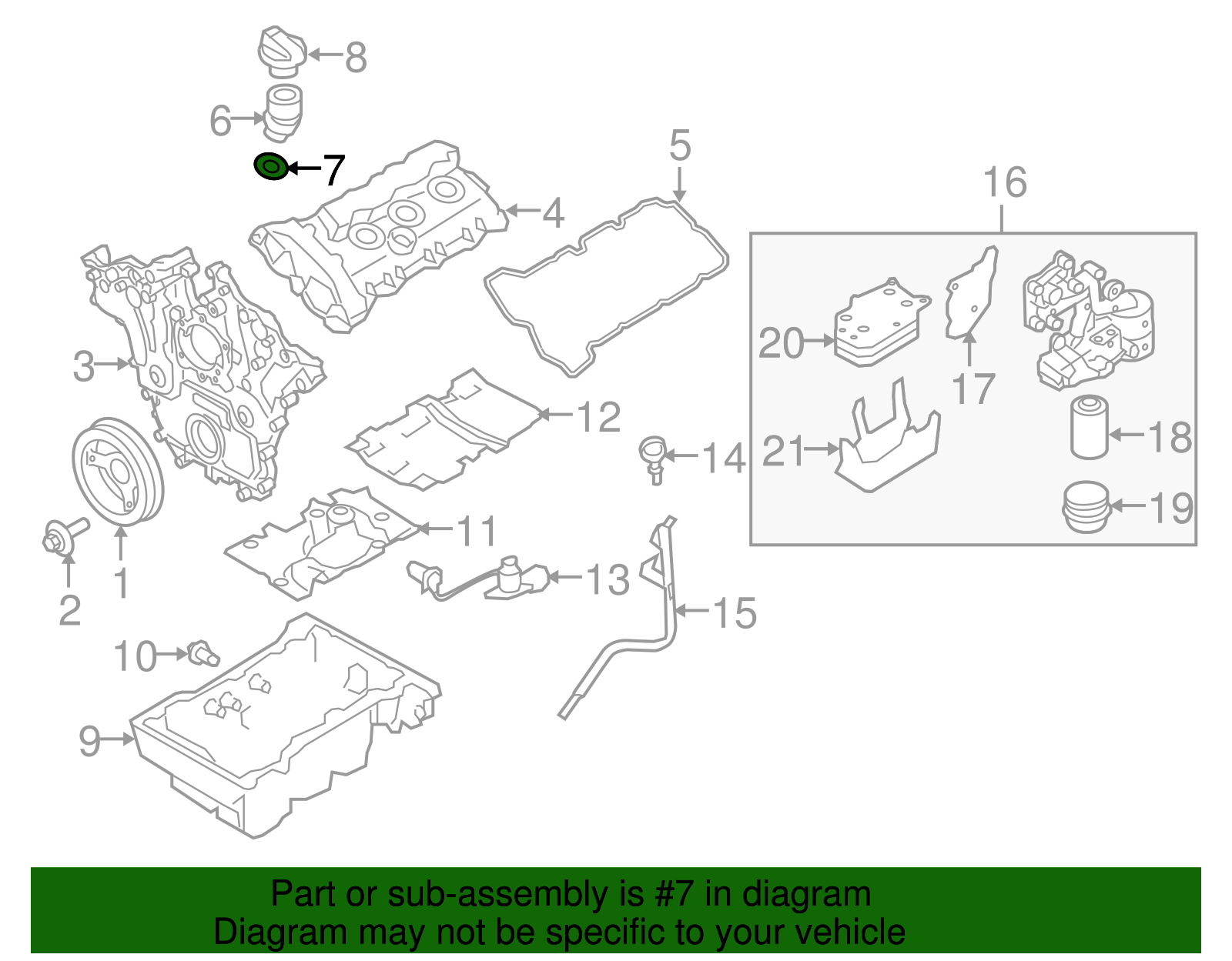 Genuine Oil Filler Tube Seal for 2003-2011 Saab | Part# 24100002 | Over ...