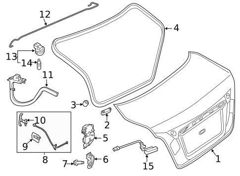 Trunk for 2018 Nissan Altima | Nissan Parts Central