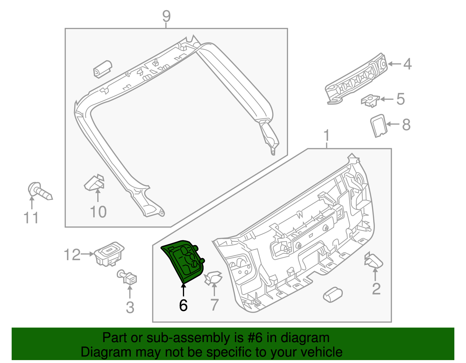 8U0-867-657-4PK - Access Panel 2015-2018 Audi | Audi OEM Parts Guy