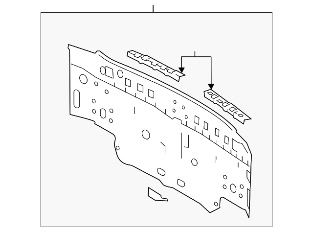 2014-2016 Lexus Rear Body Panel 58307-53081 | Lexus Of West Kendall Parts