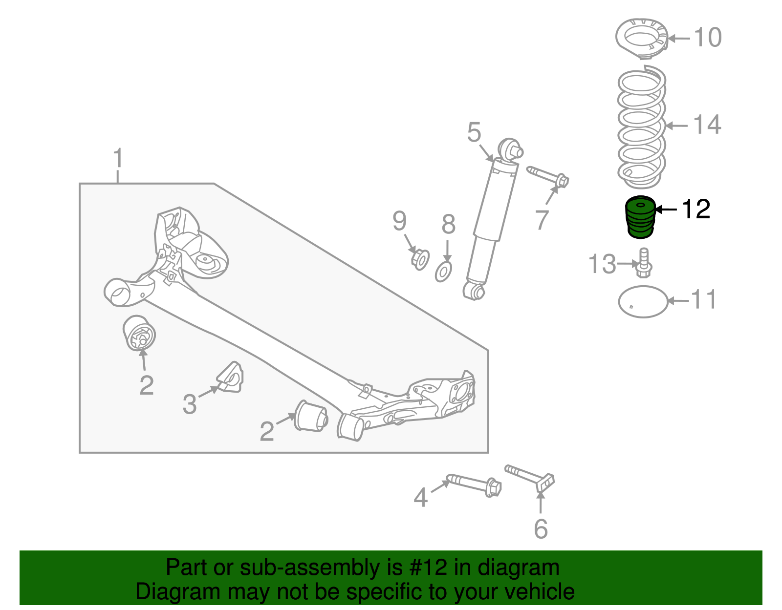 2010-2013 Kia Soul Bumper 55348-2K000 | OEM Parts Online