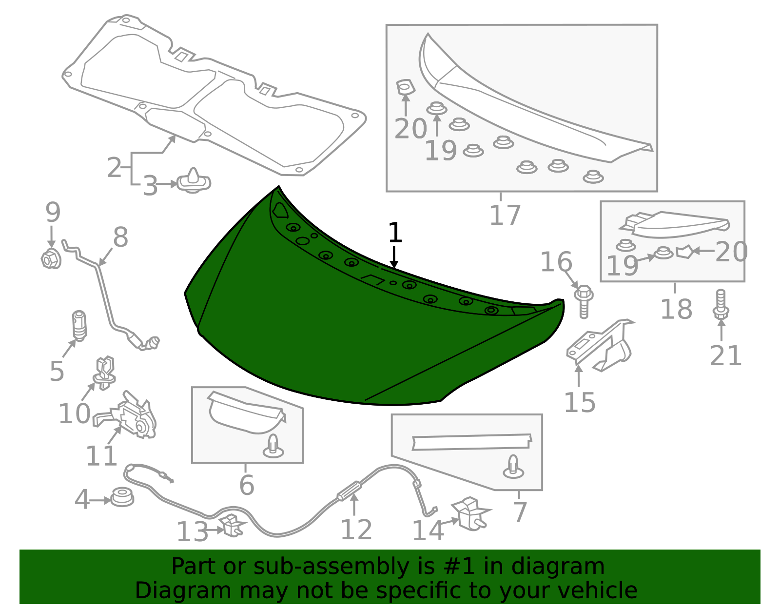 60100-T5R-A90ZZ - Hood Panel 2015-2020 Honda Fit | Honda Parts Online