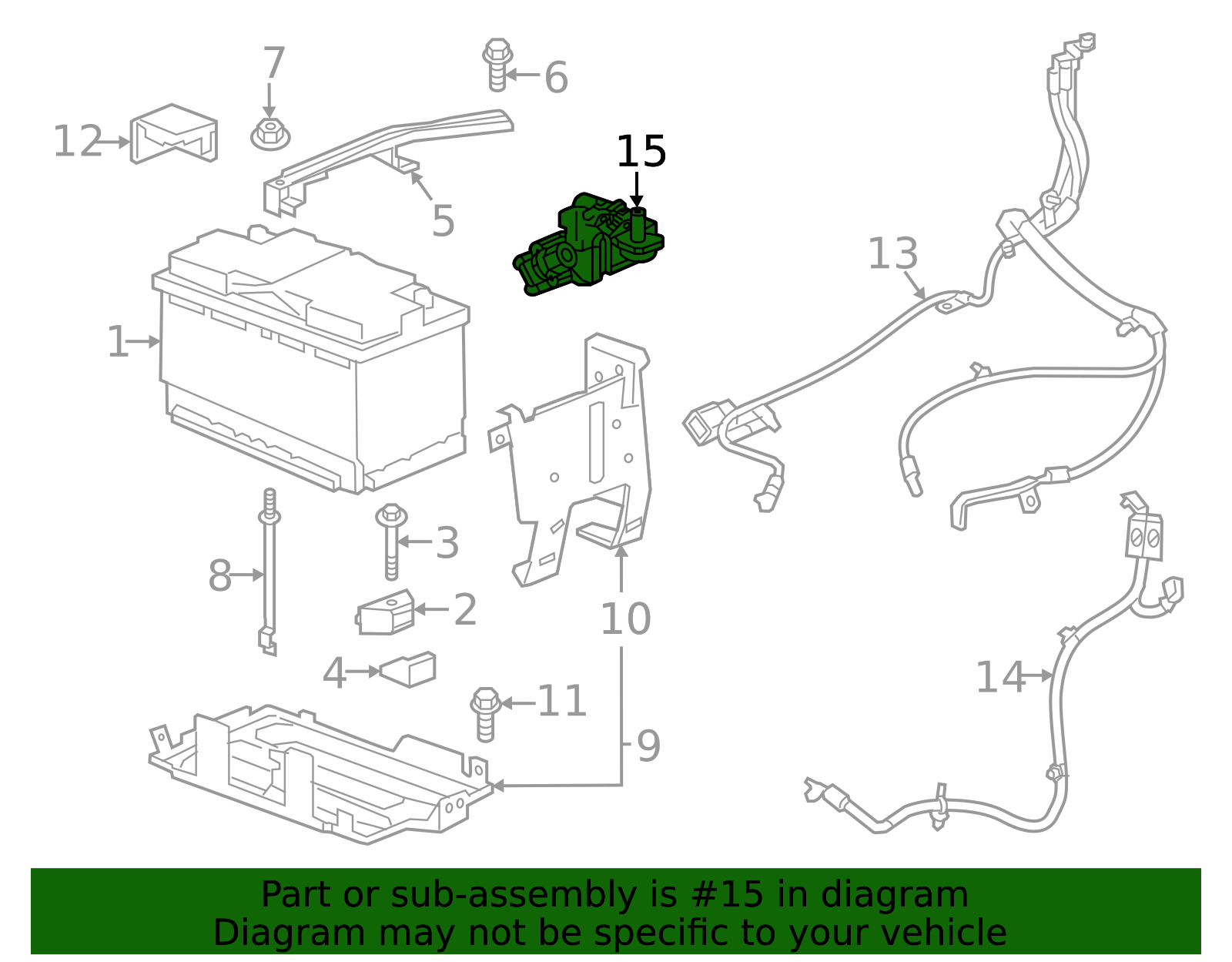 2016-2026 GM Battery Current Sensor 13545954 | Auto Parts Express