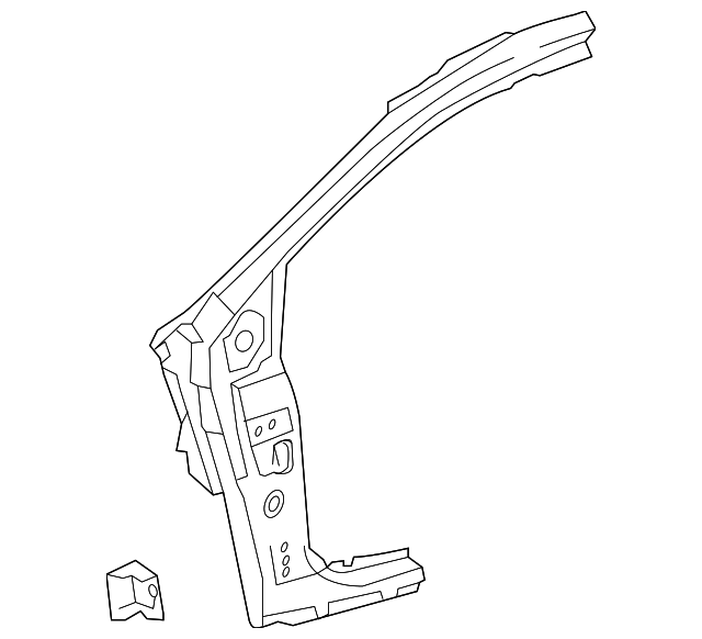2016-2018 Toyota Prius Hinge Pillar 61013-47011 | Toyota Parts Center