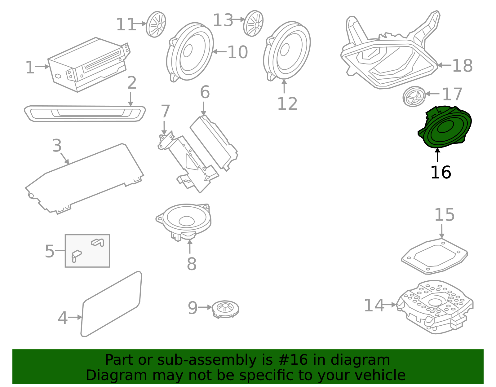 2019-2025 BMW Speaker 65-13-2-622-517 | BMW OEM Parts