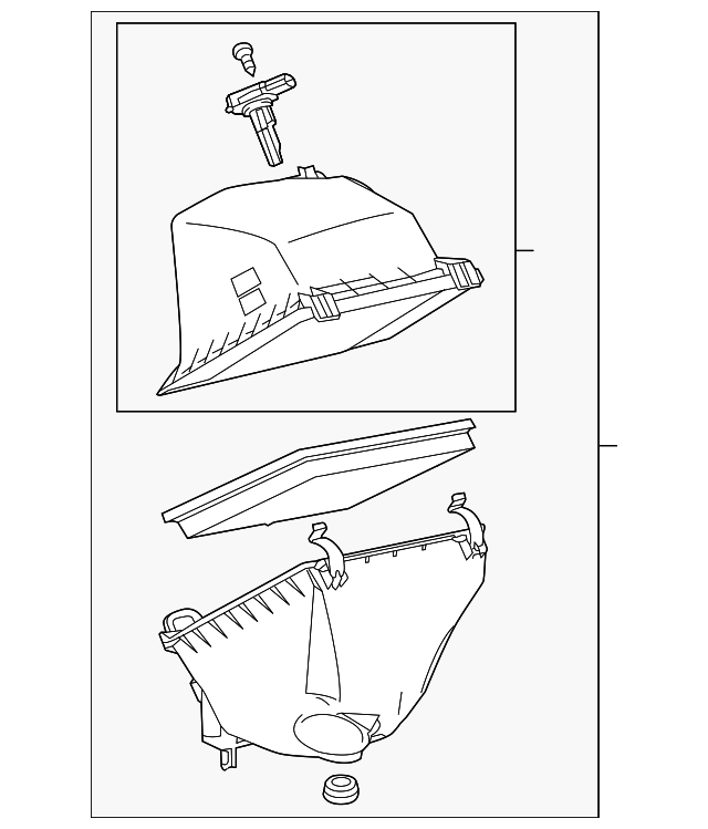 17700-0V140 - Air Cleaner Assembly - 2013-2018 Toyota RAV4 | Lithia ...