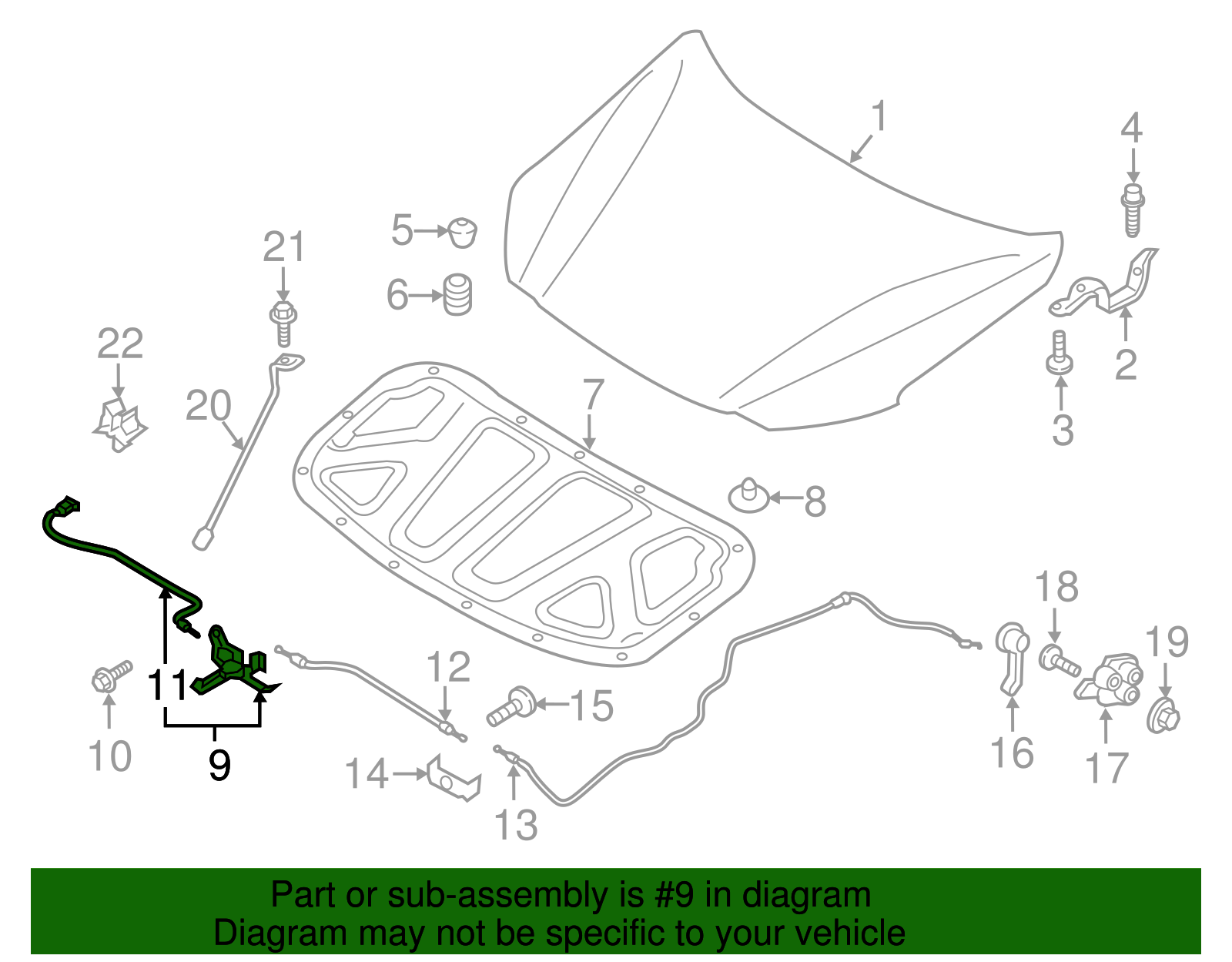 2019-2020 Hyundai Elantra Latch 81130-F2500 | World OEM Parts Hyundai