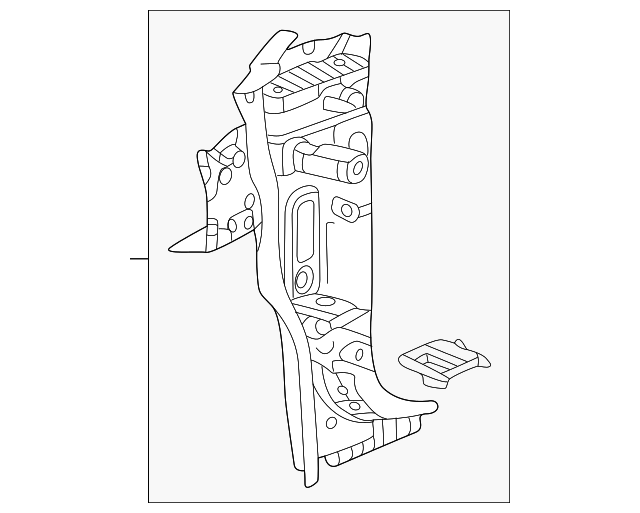 2022-2023 Chevrolet Bolt EUV Driver Side Body Hinge Pillar Outer Panel ...