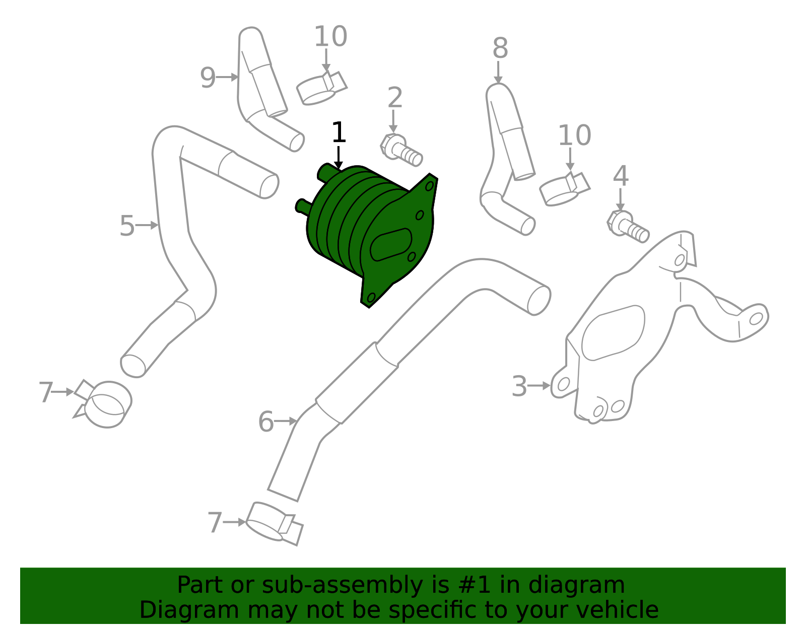 2014-2025 Subaru Cooler 31237AA100 | OEM Parts Online