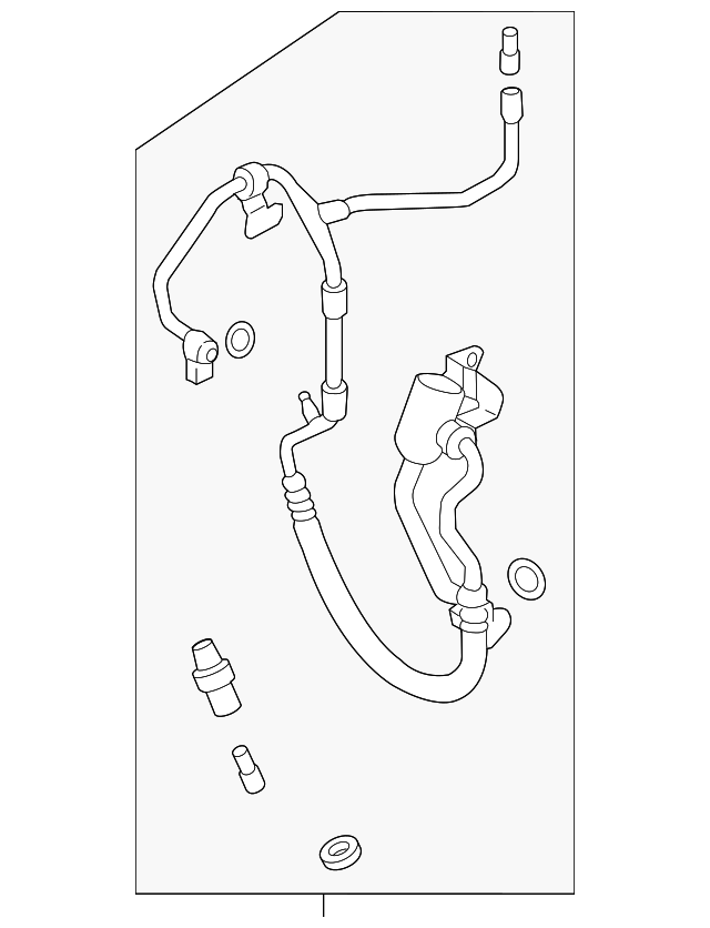 2019-2024 Ford | Discharge Hose | K2GZ-19972-J | Walls' Ford Parts