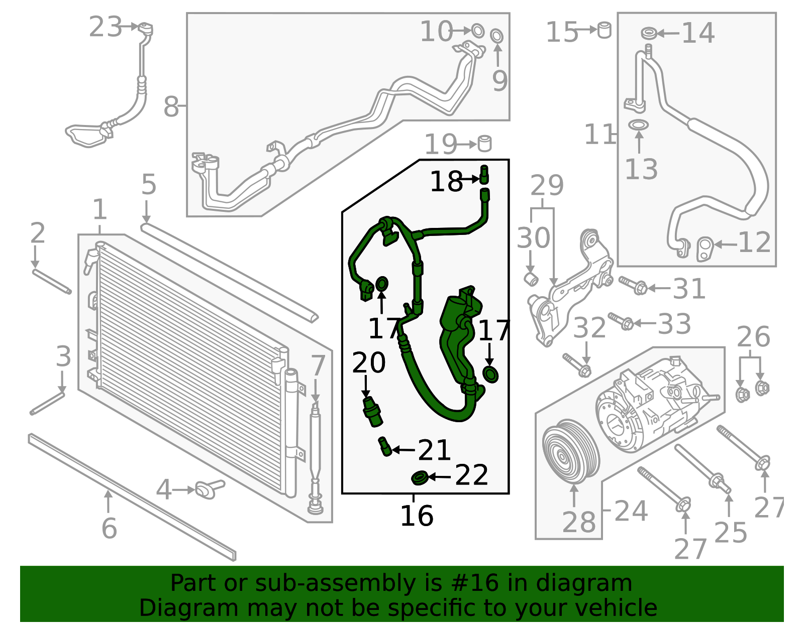 2019-2024 Ford | Discharge Hose | K2GZ-19972-J | Walls' Ford Parts
