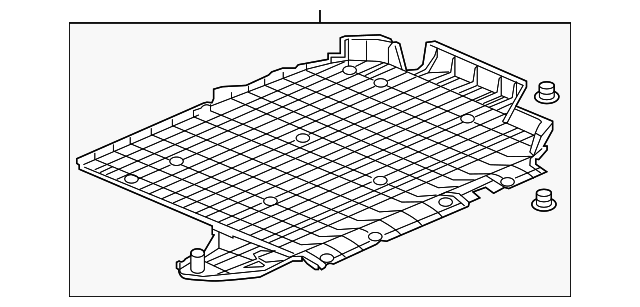 74640-T5R-A10 - Under Cover 2018-2020 Honda Fit | Honda Parts Online