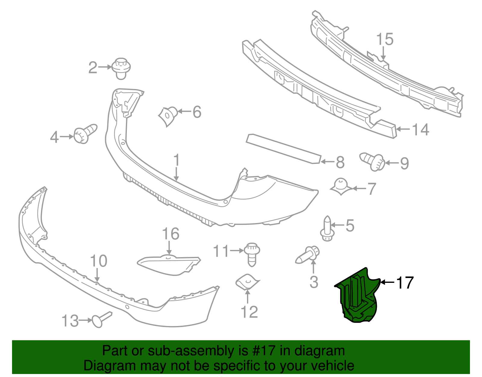 2014-2015 Hyundai Tucson Inner Cover 86696-2S500 | OEM Parts Online