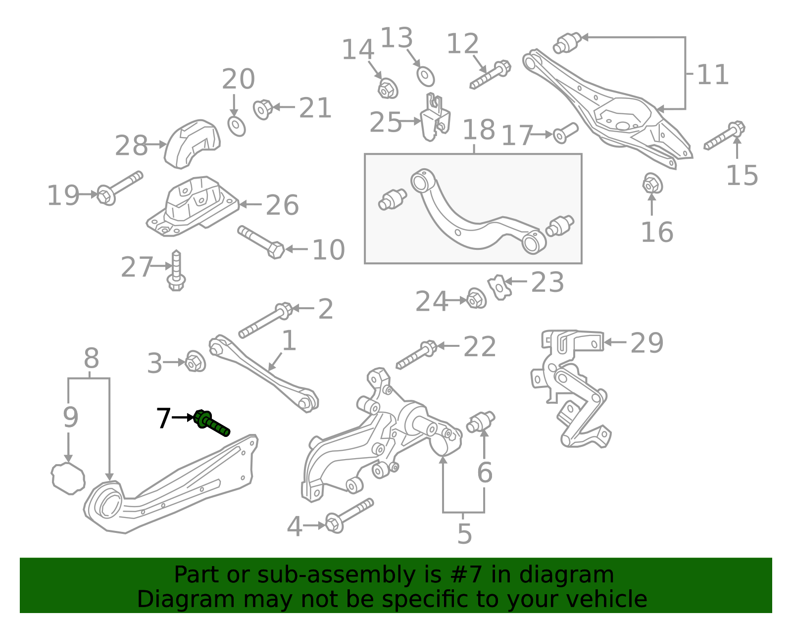 Knuckle Bolt WHT-005-747 | OEM Parts Online