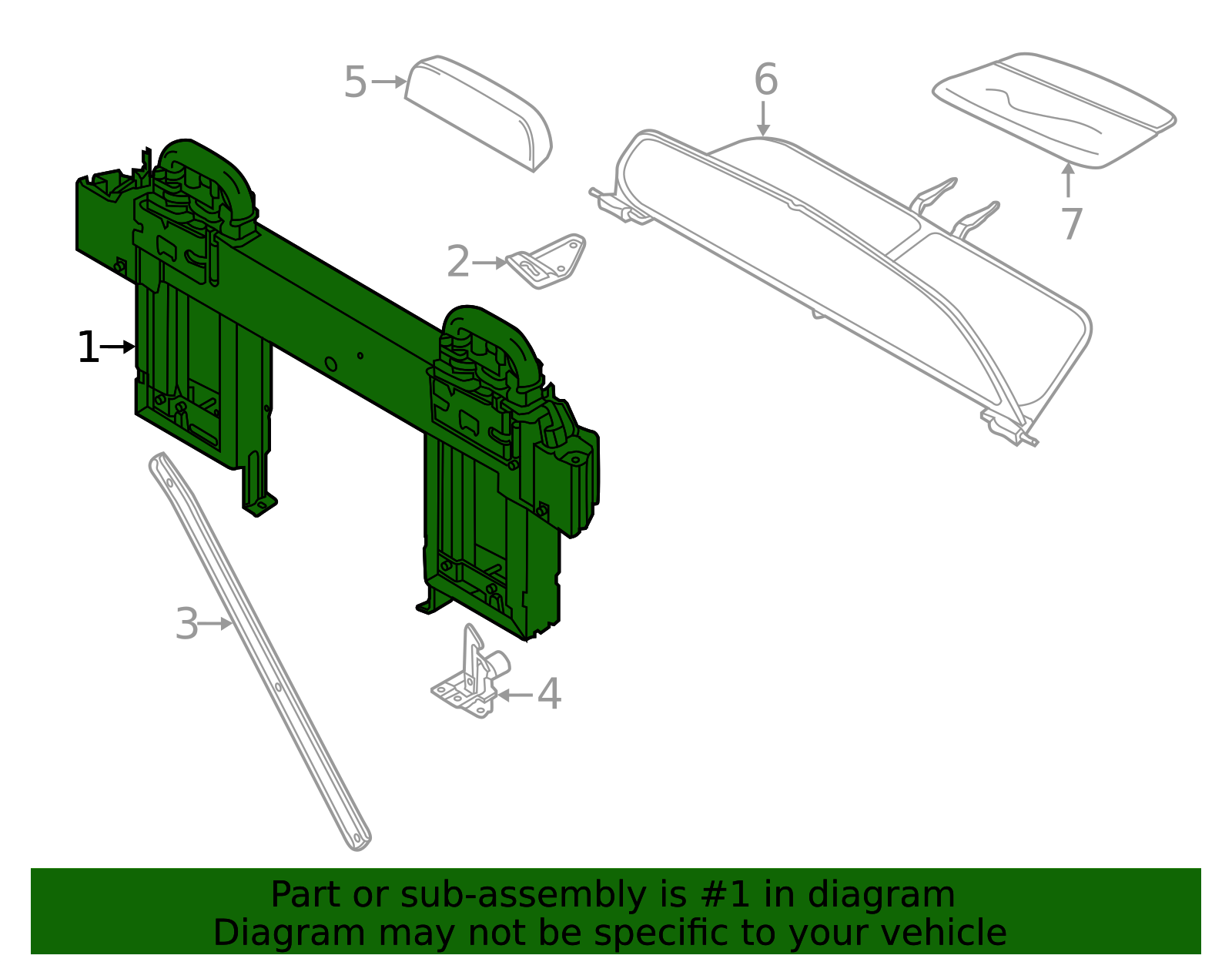 54-62-7-224-254 - Roll Bar - 2012-2018 BMW | BMW Parts Exchange